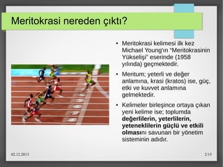 Meritokrasi (Liyakat Sistemi) | PDF