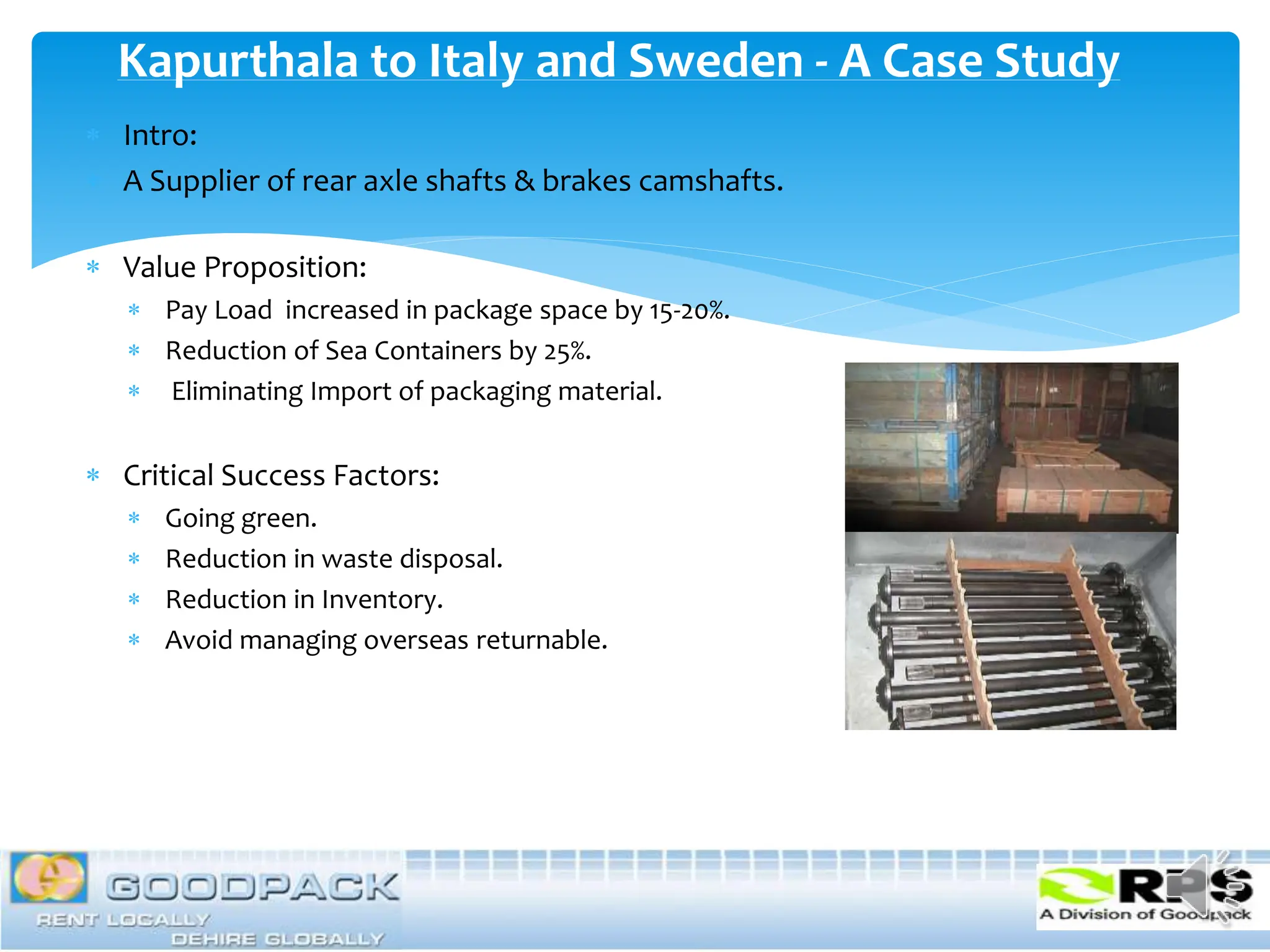 Returnable packaging is a cost-effective alternativeMERITOR - GNAE.ppt