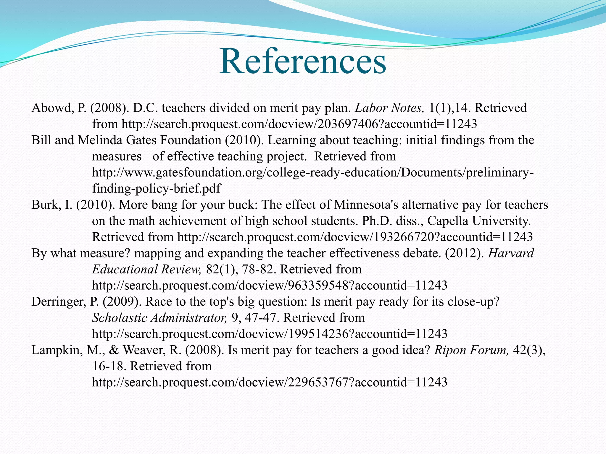 Merit pay presentation | PPTX