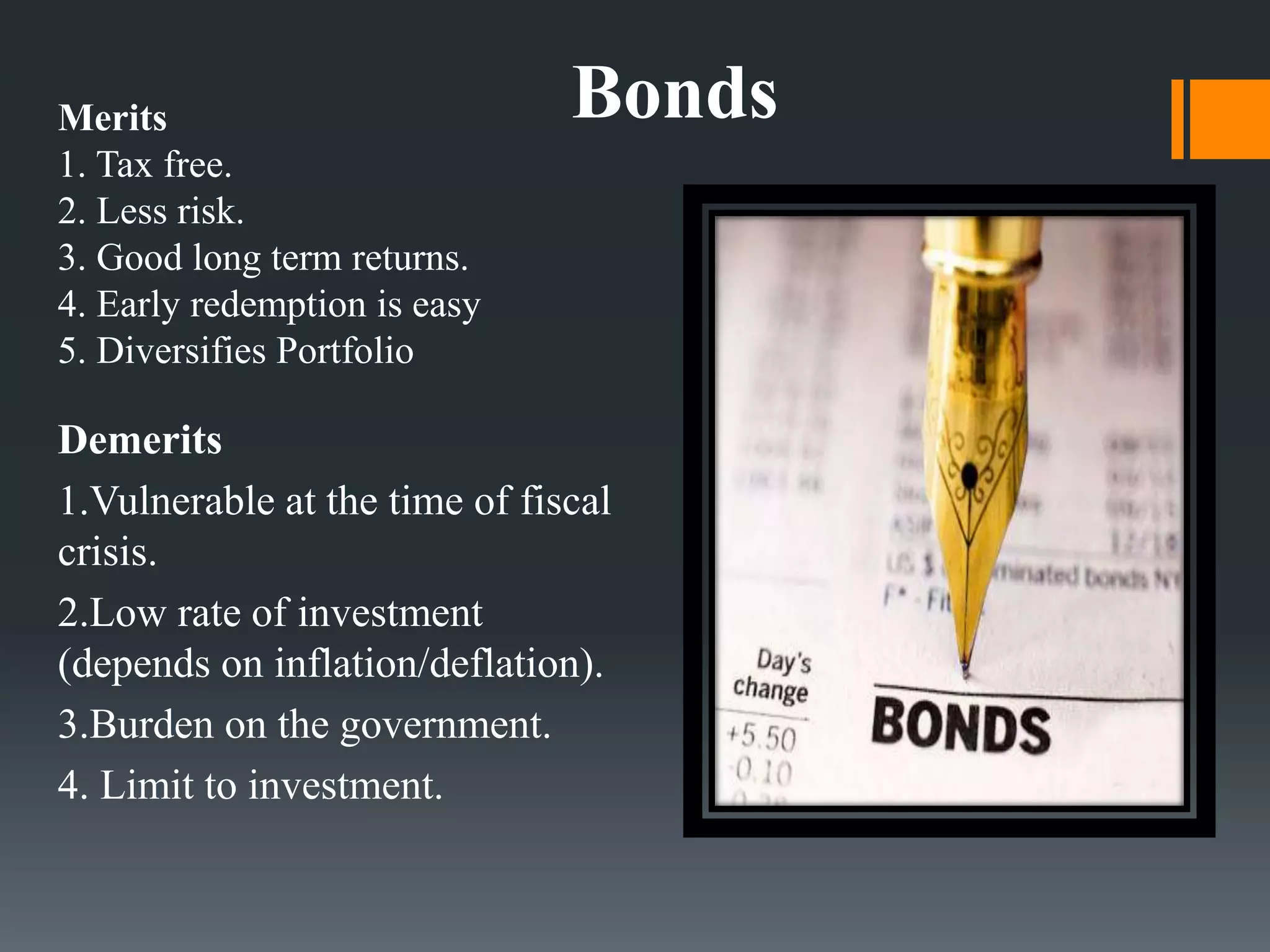 Merits & demerits of types of investment | PPTX