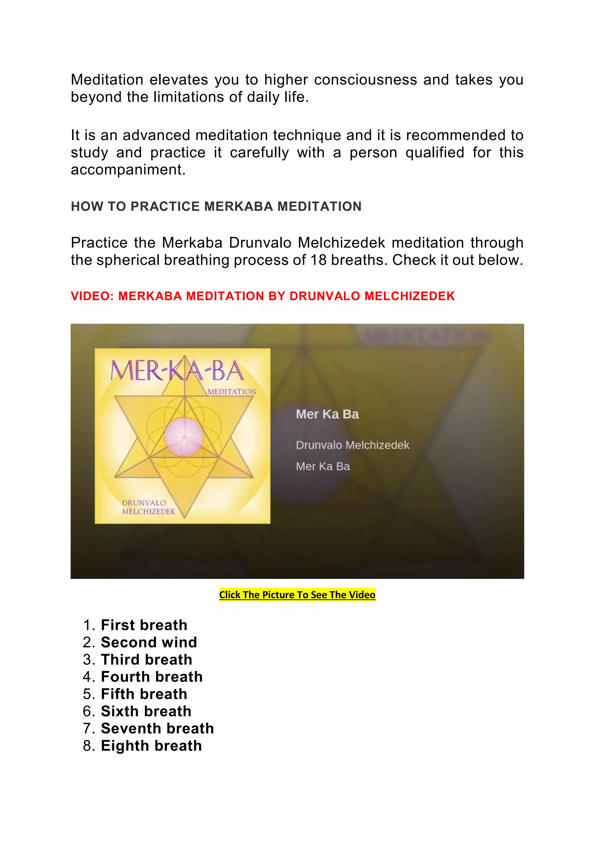 Merkaba | PDF