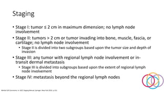 Merkel Cell Carcinoma: From Diagnosis to Treatment (webinar) | PPTX