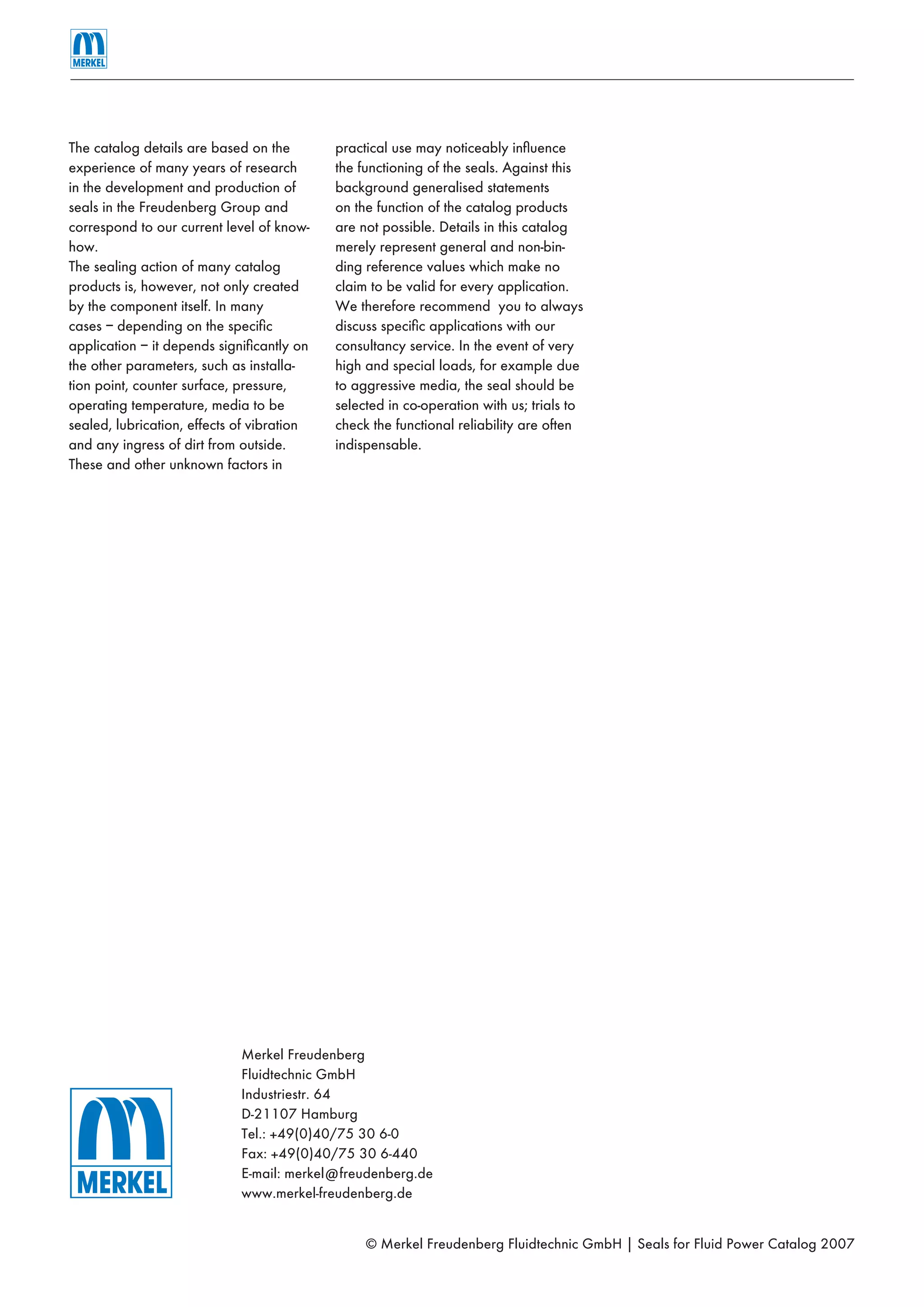 Merkel compact seal_l-27 | PDF