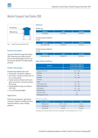 Merkel compact seal_simko-300 | PDF