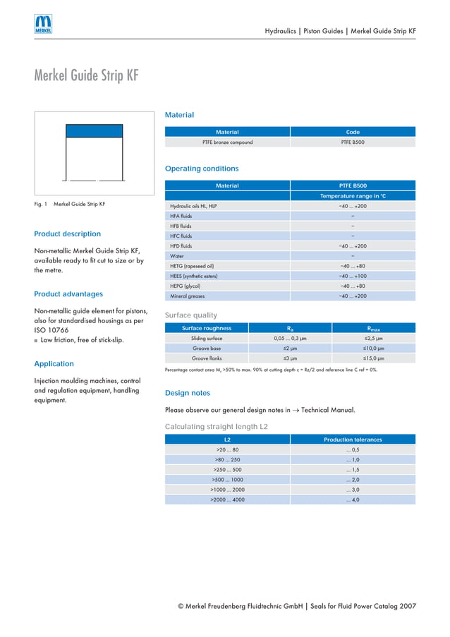 Merkel guide strip_kf | PDF