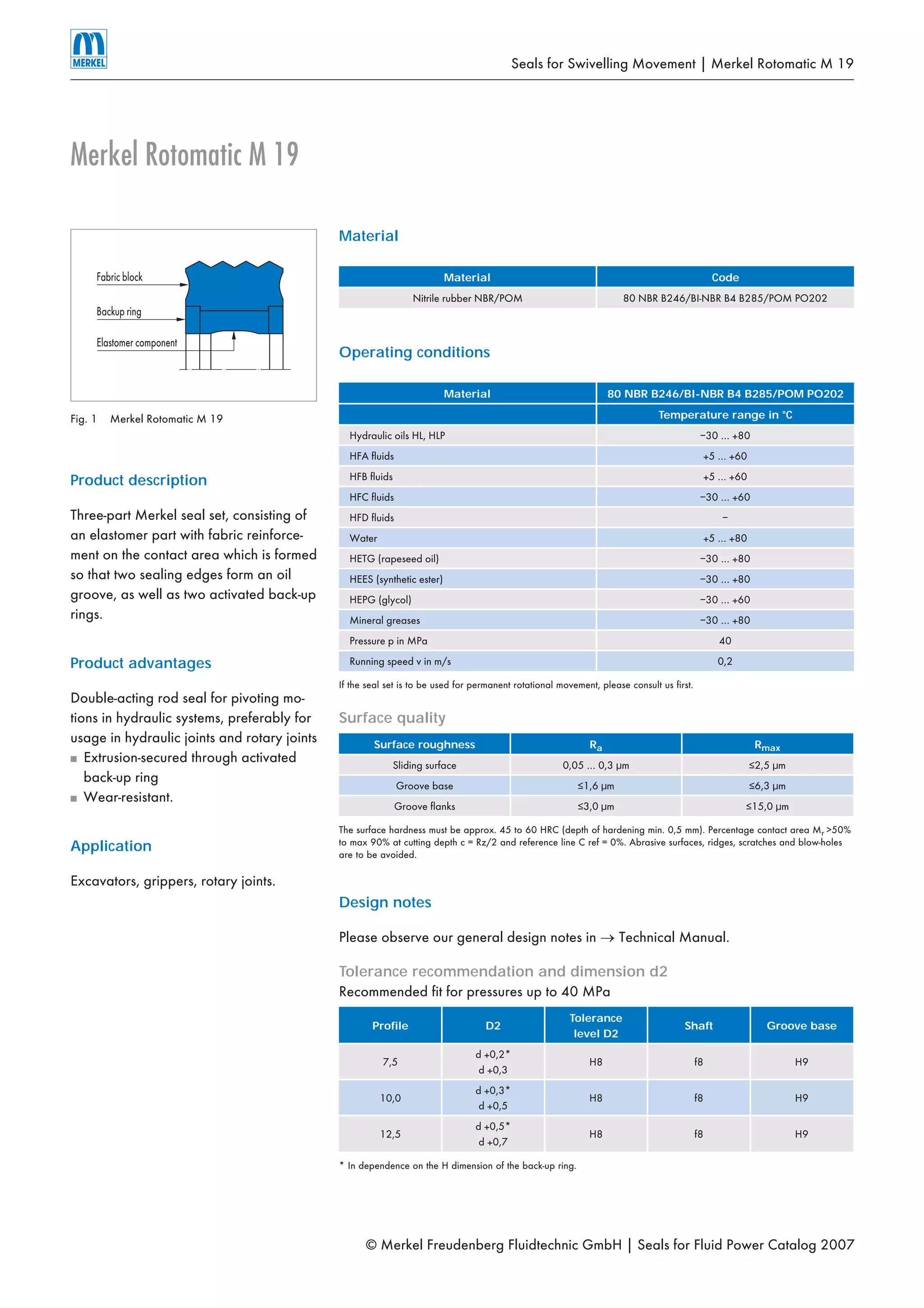 Merkel rotomatic m-19_01 | PDF
