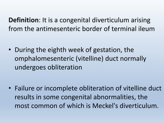 Merkel's diverticulum | PPTX