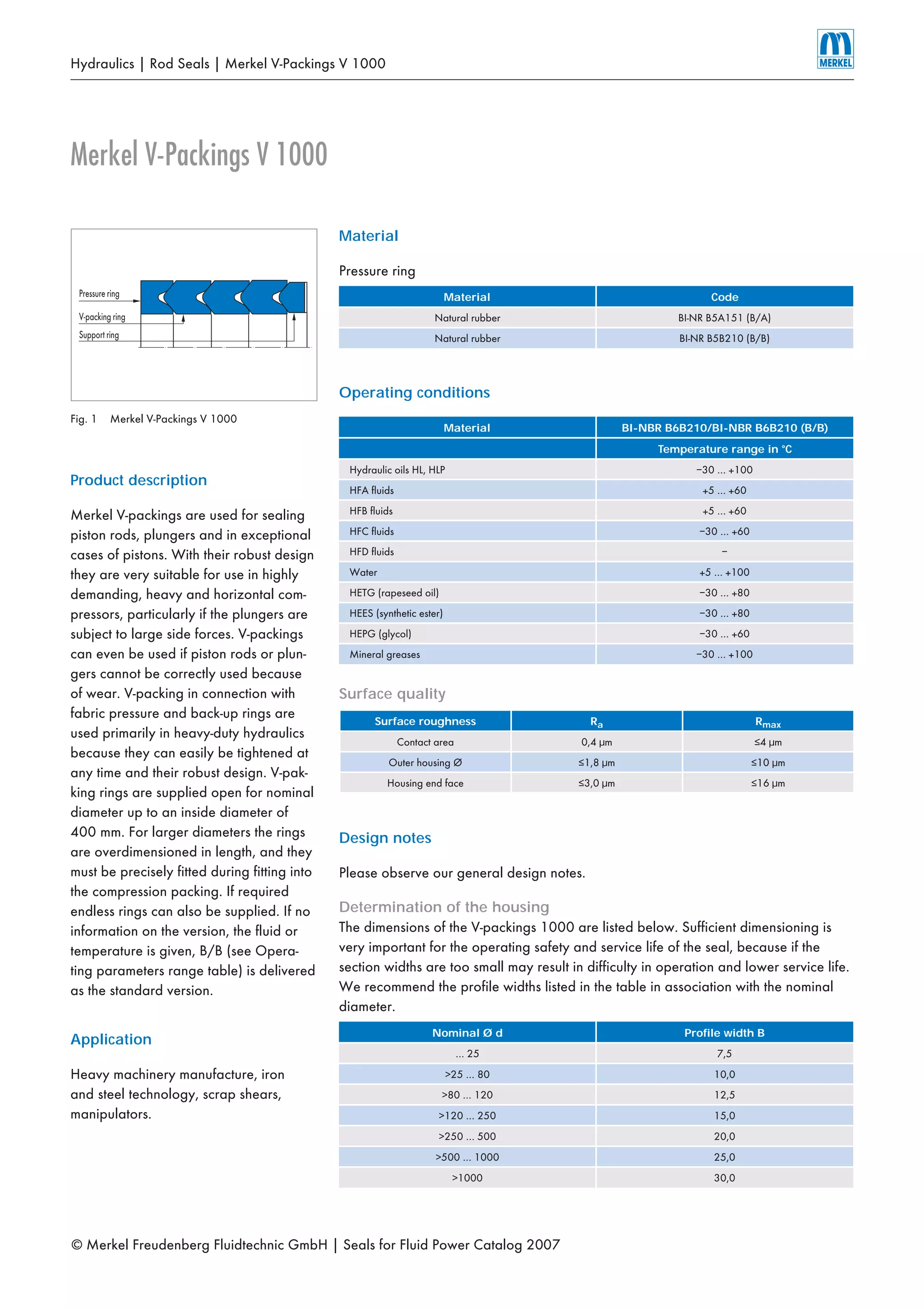 Merkel v packings_v-1000 | PDF