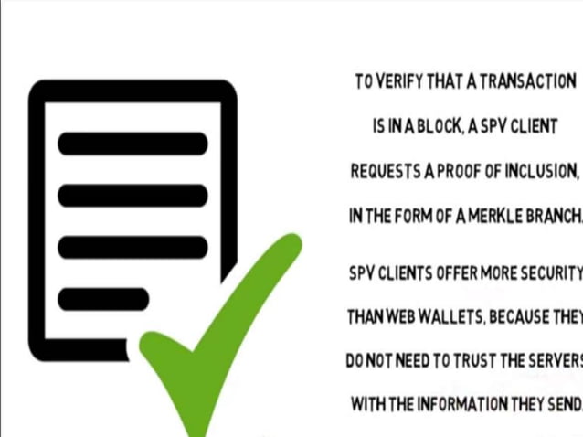 PPT FOR EXPLAINING MERKLE tree and SPV.pptx | Programming Languages | Computing