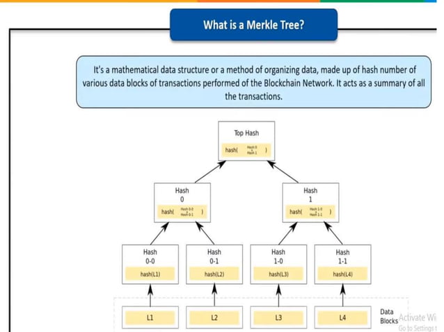 PPT FOR EXPLAINING MERKLE tree and SPV.pptx | Programming Languages | Computing