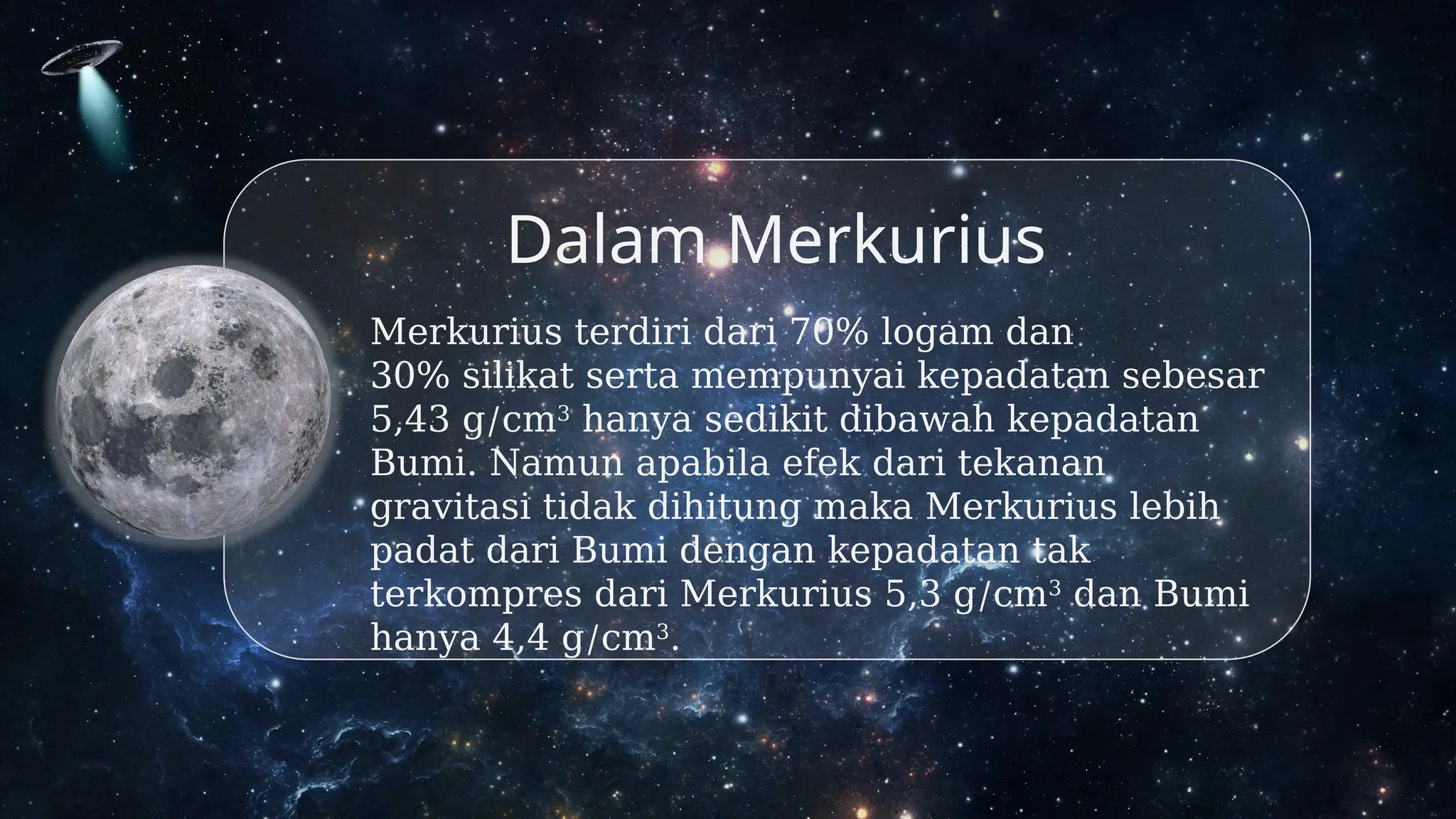 Planet Merkurius projek IPAS Kelas 6 Dewayani | PPT