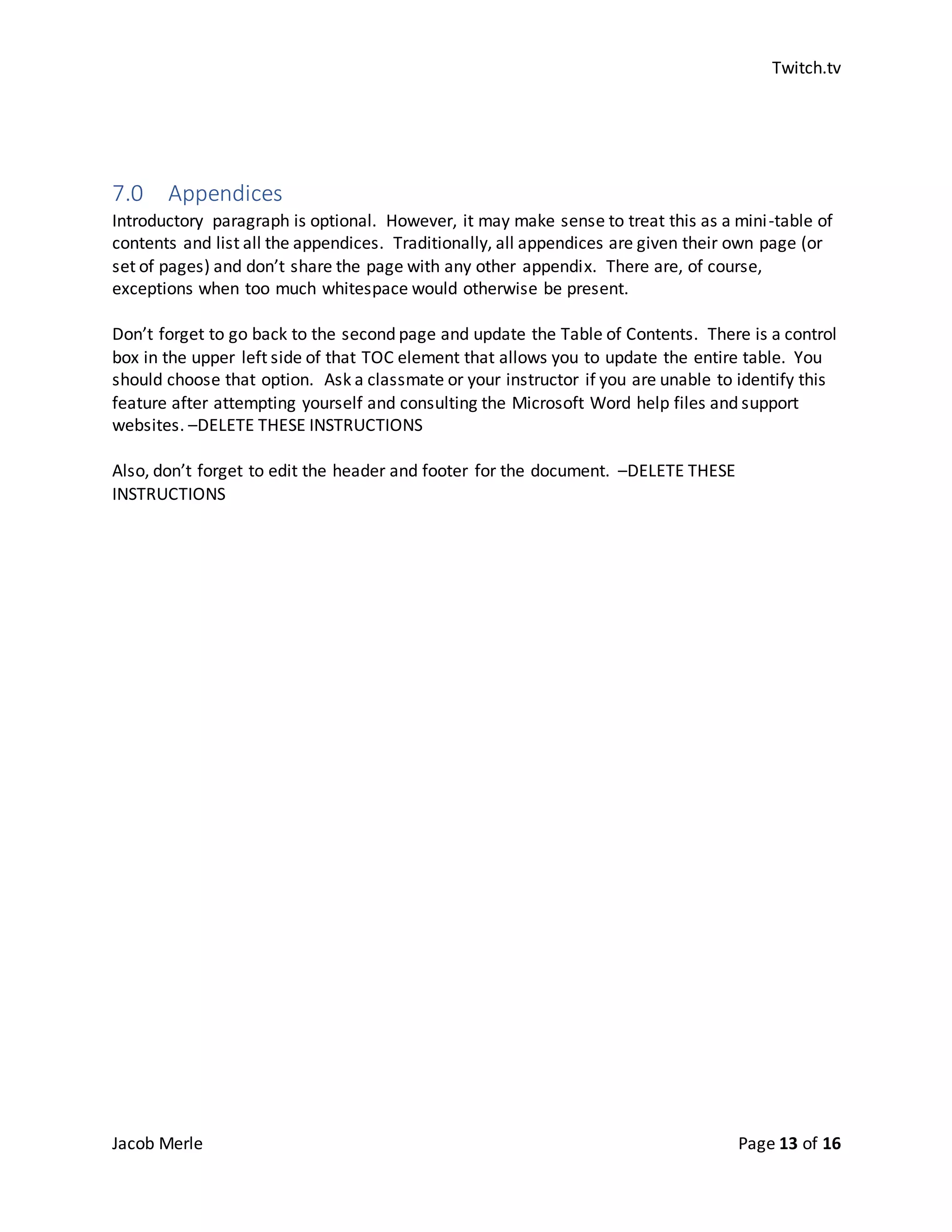 Digital Marketing Plan: Twitch Live Streaming Services | PDF