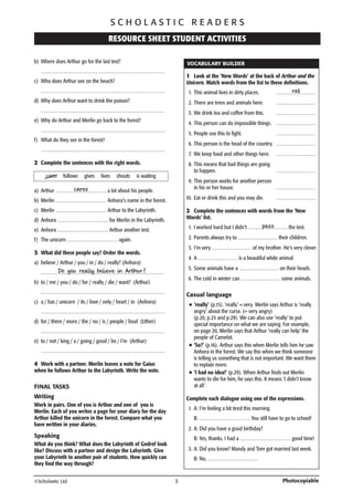 แบบทดสอบเรื่อง Merlin | PDF