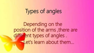 TYPES OF ANGLES | PPTX