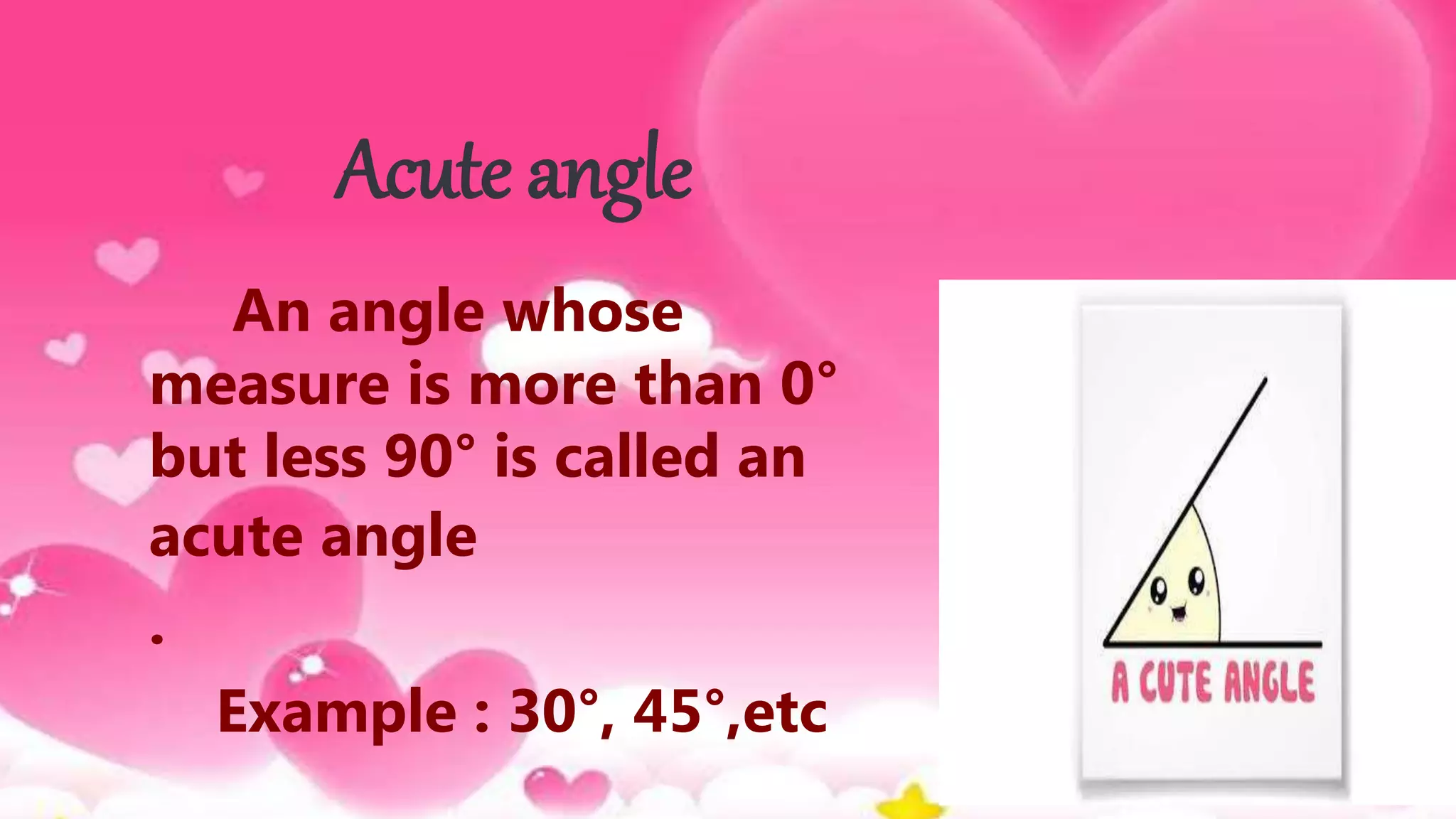 Types of angles | PPT