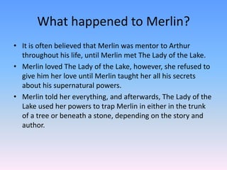 Merlin power point | PPTX