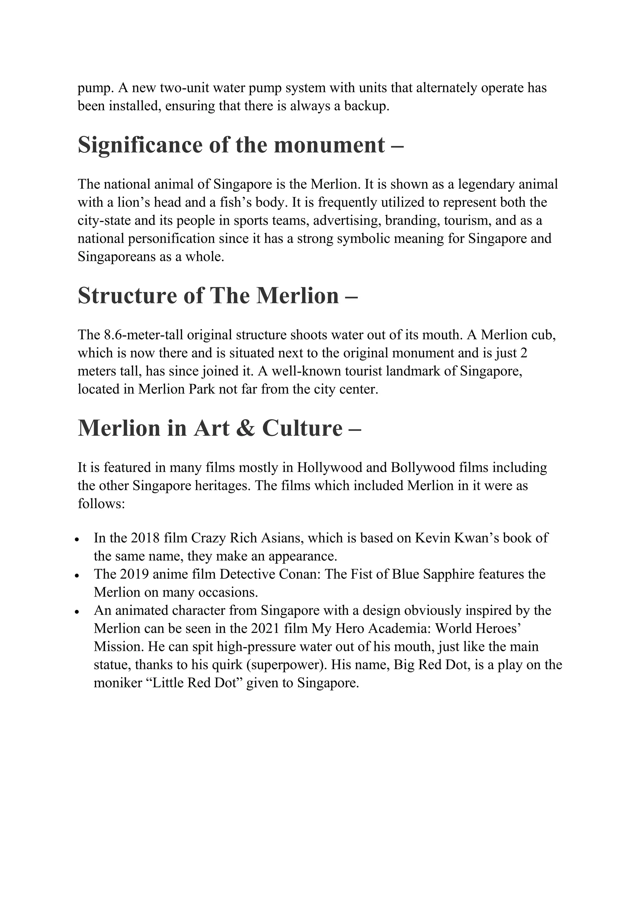 Merlion - The Mascot of Singapore: Since 1960s | CIO Women Magazine | PDF