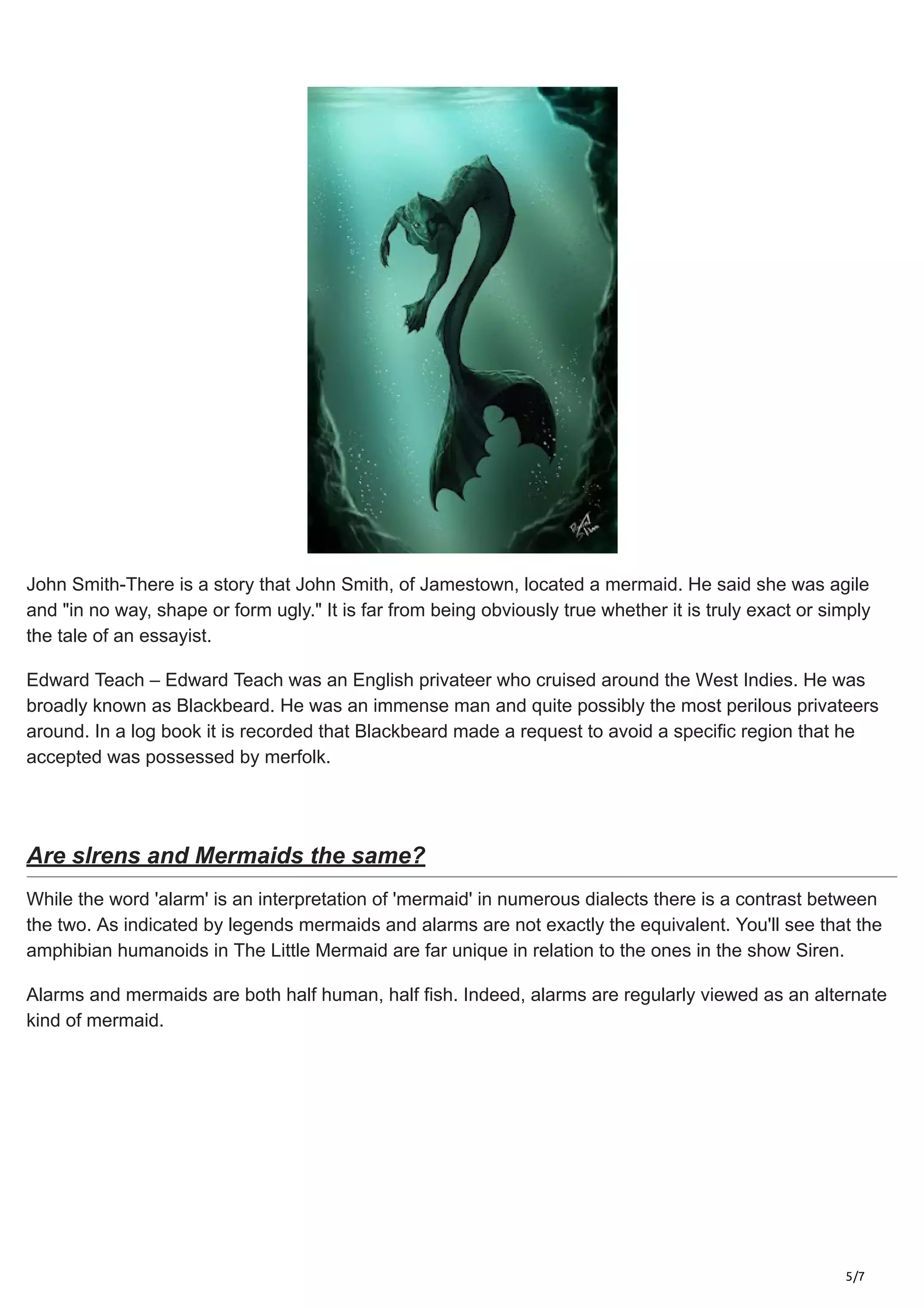 Mermaid ; queen of the seas | PDF