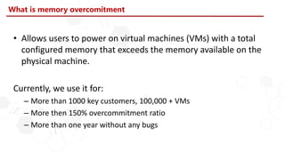 XPDDS18: Memory Overcommitment in XEN - Huang Zhichao, Huawei | PDF