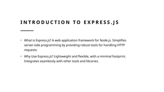 MERN Stack Intro PPT for MCA/ENGG/CSE/IT | PPT