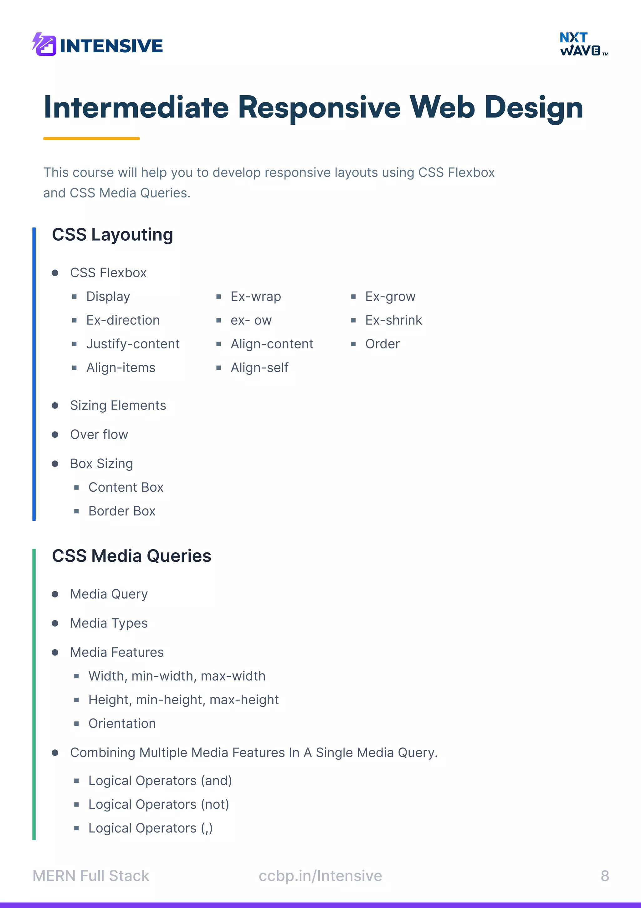 MERN Stack Developer Course Syllabus | PDF