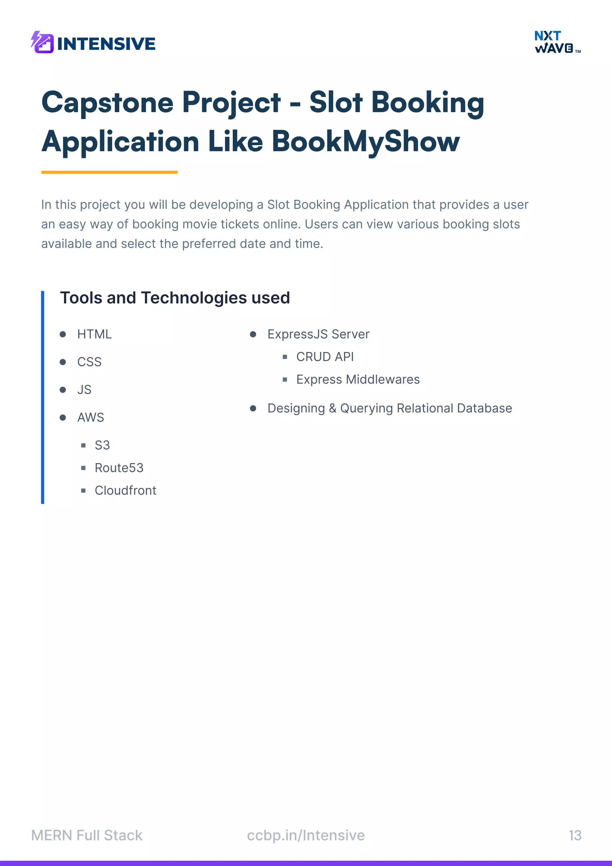 MERN Stack Developer Course Syllabus | PDF