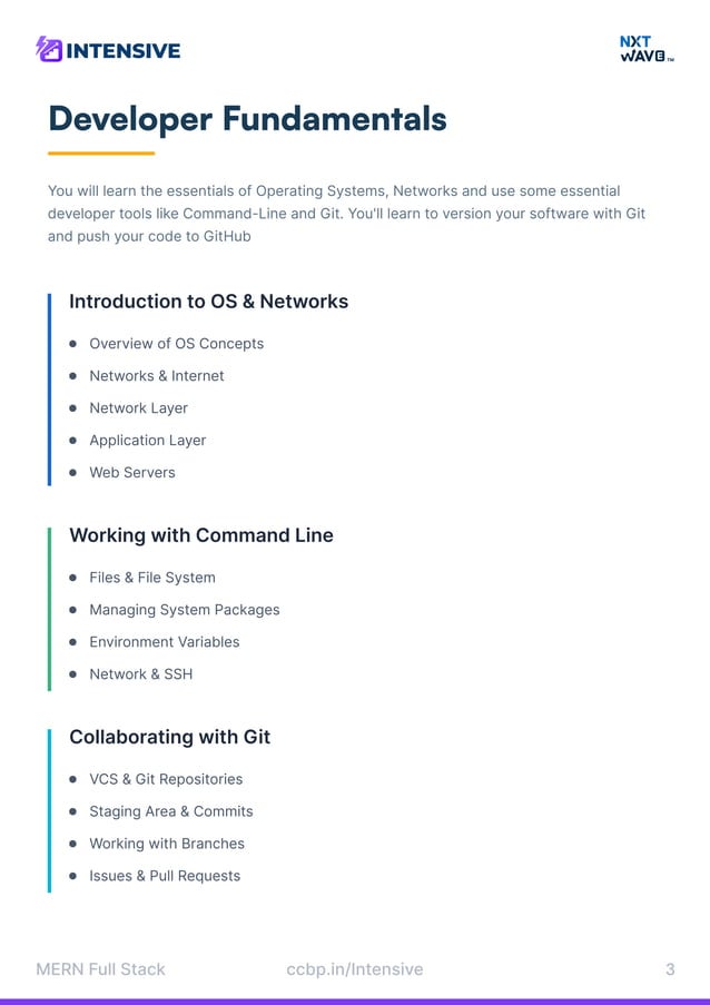 MERN Stack Developer Course Syllabus | PDF | Web Design and HTML | Internet