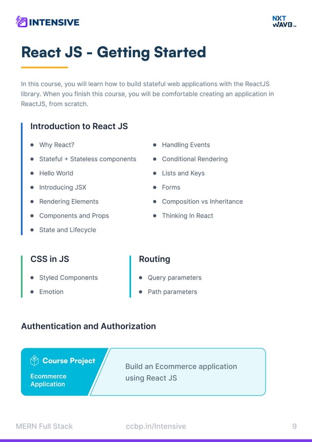 MERN Stack Developer Course Syllabus | PDF | Web Design and HTML | Internet