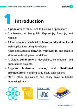 MERN Stack Developer Roadmap By ScholarHat PDF | PDF