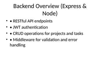 MERN_Stack_Project_Tracking_System.pptx. | PPT