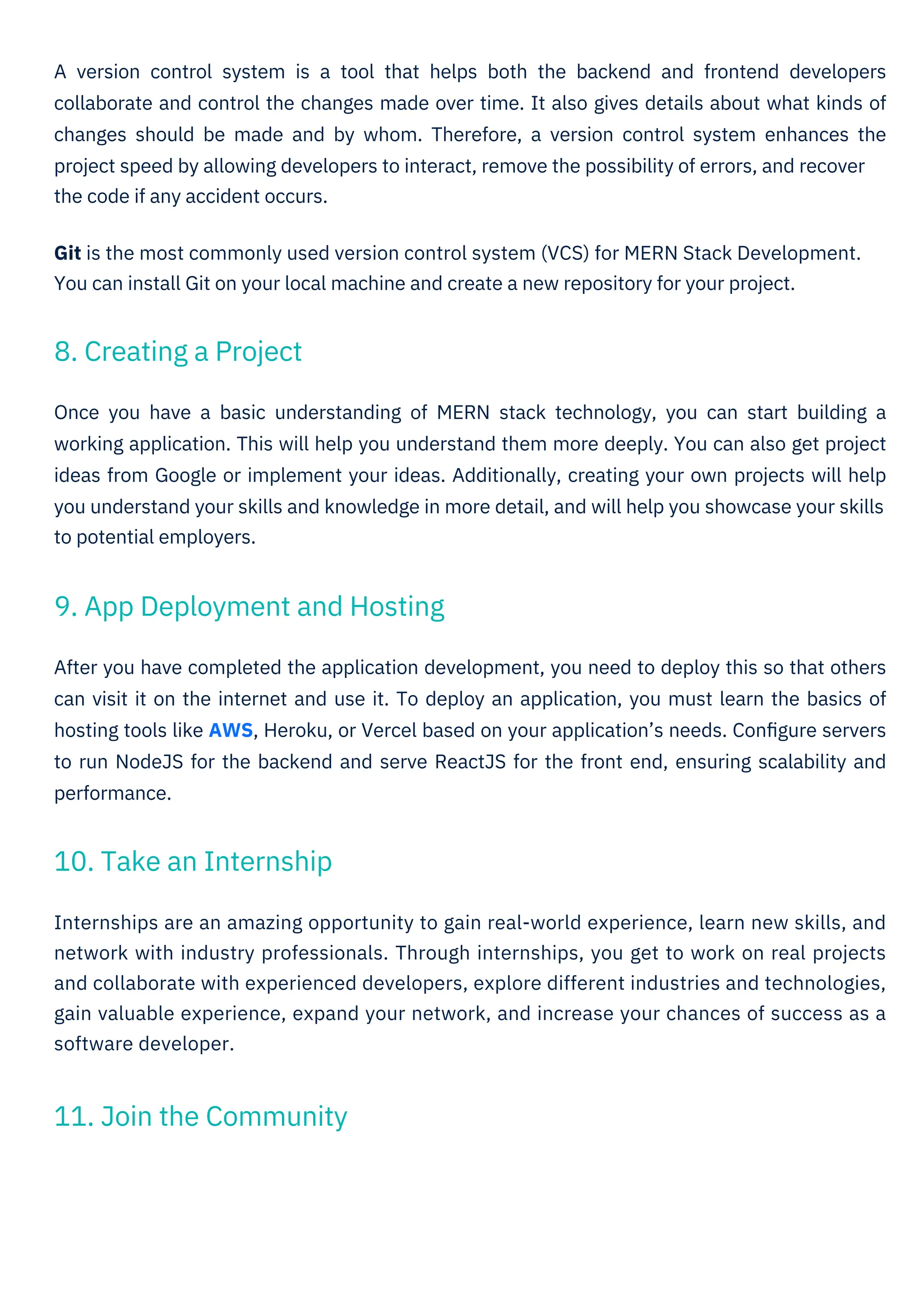 MERN Stack Roadmap for Beginner PDF By ScholarHat | PDF