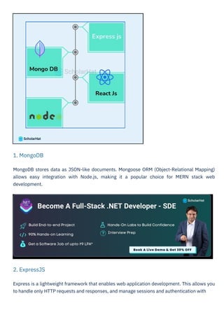 MERN Stack Roadmap for Beginner PDF By ScholarHat | PDF | Web ...