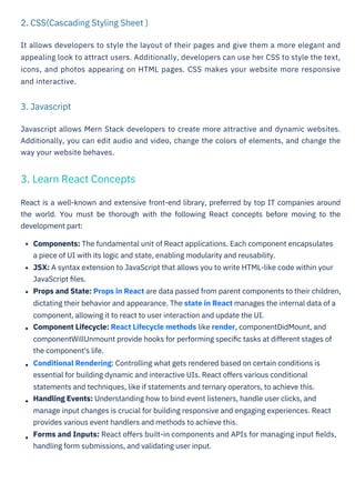 MERN Stack Roadmap for Beginner PDF By ScholarHat | PDF | Web Development | Internet