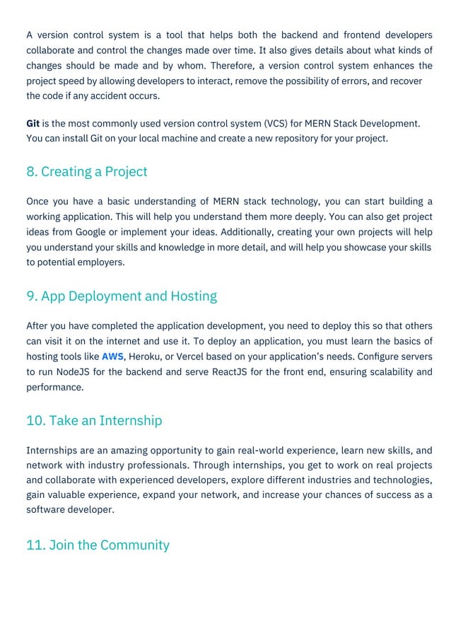 MERN Stack Roadmap for Beginner PDF By ScholarHat | PDF