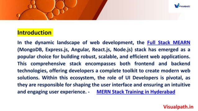 Mern Stack Training Institute in - Hyderabad.pptx