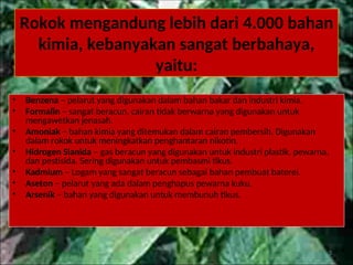 bahaya MEROKOK dan komplikasi pada lansia .ppt