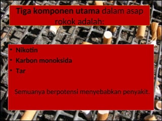 bahaya MEROKOK dan komplikasi pada lansia .ppt