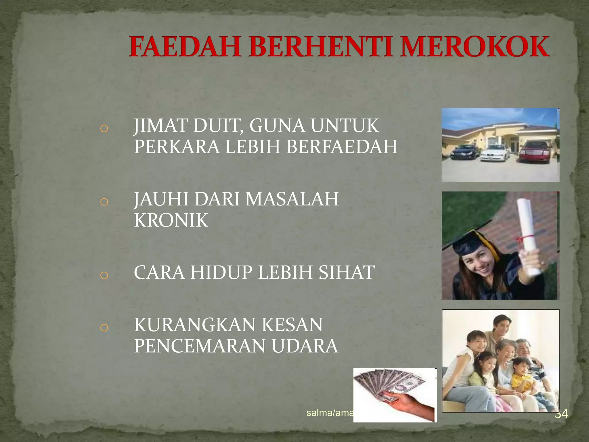 Merokok dan kesihatan oral edit | PPT