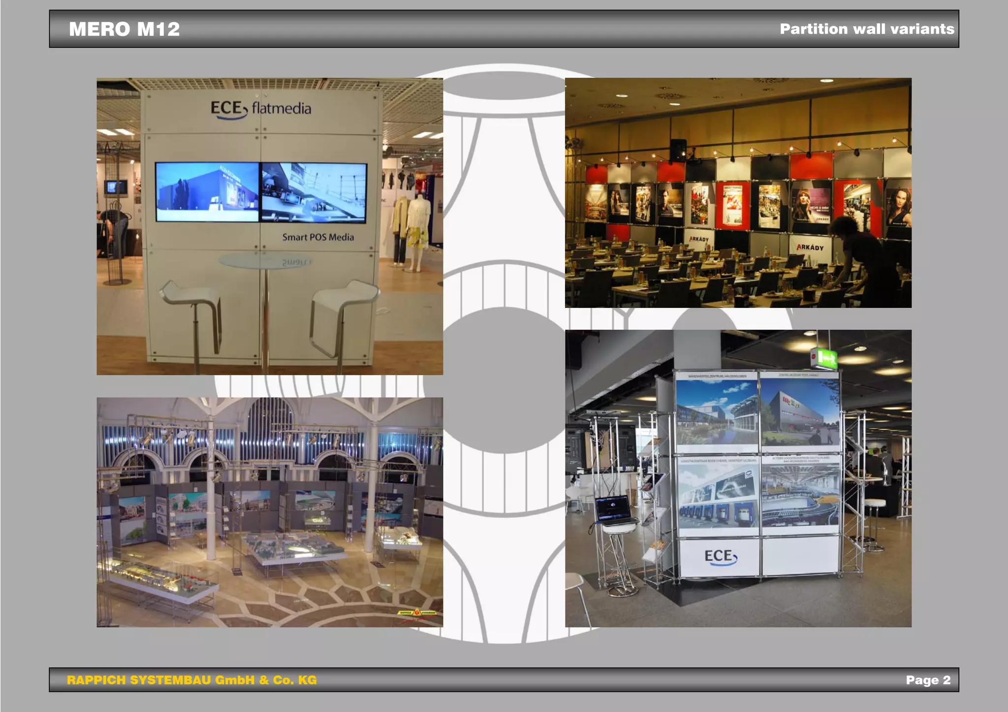 Exhibit System MERO M12 partition walls engl | PDF