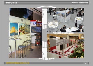 Exhibit System MERO M12 partition walls engl | PDF