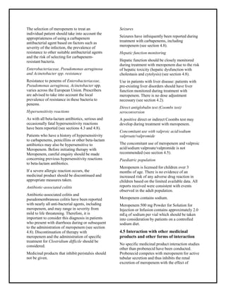 Meropenem 500 mg powder for solution for injection or infusion smpc taj ...