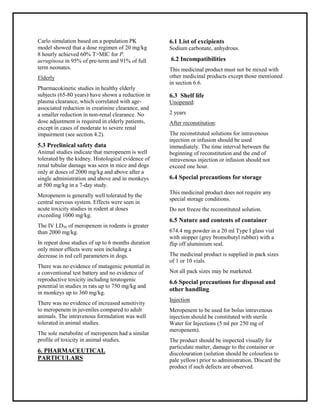 Meropenem 500 mg powder for solution for injection or infusion smpc taj ...