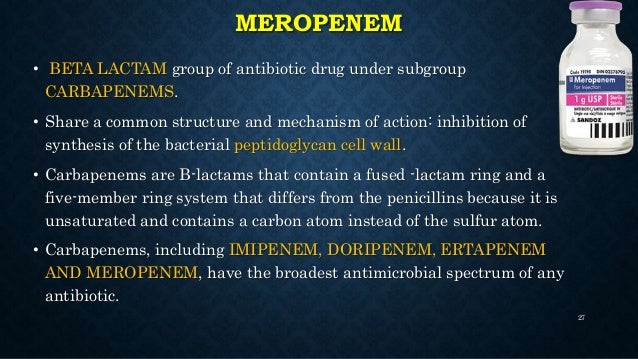 pharmmacovigilance case of Meropenem induced Neutropenia