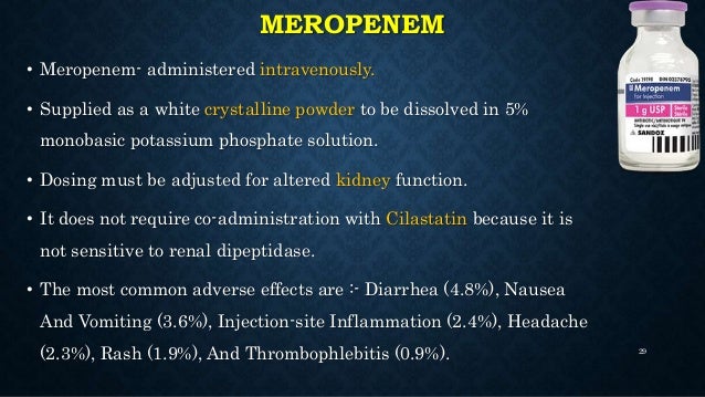 pharmmacovigilance case of Meropenem induced Neutropenia