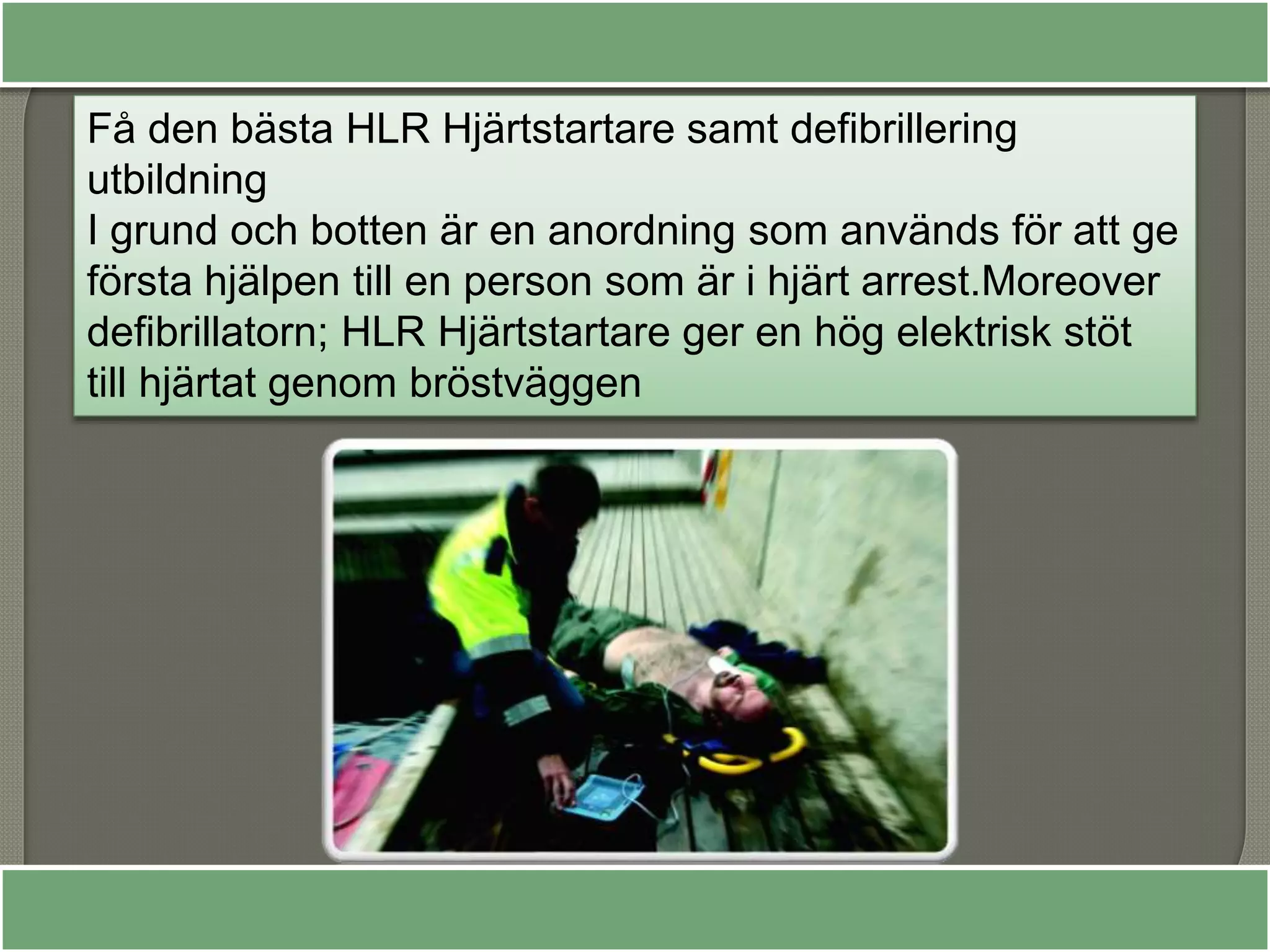 HLR Hjärtstartare | PPT