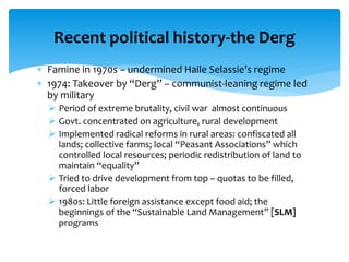 From famine to prosperity in ethiopia: The roles of water management ...