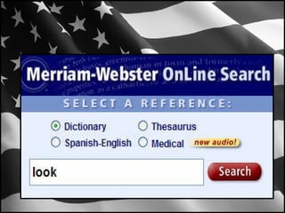 Merriam webster online-ppt (final) | PPT