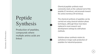 Merrifield Synthesis of Peptides | PDF