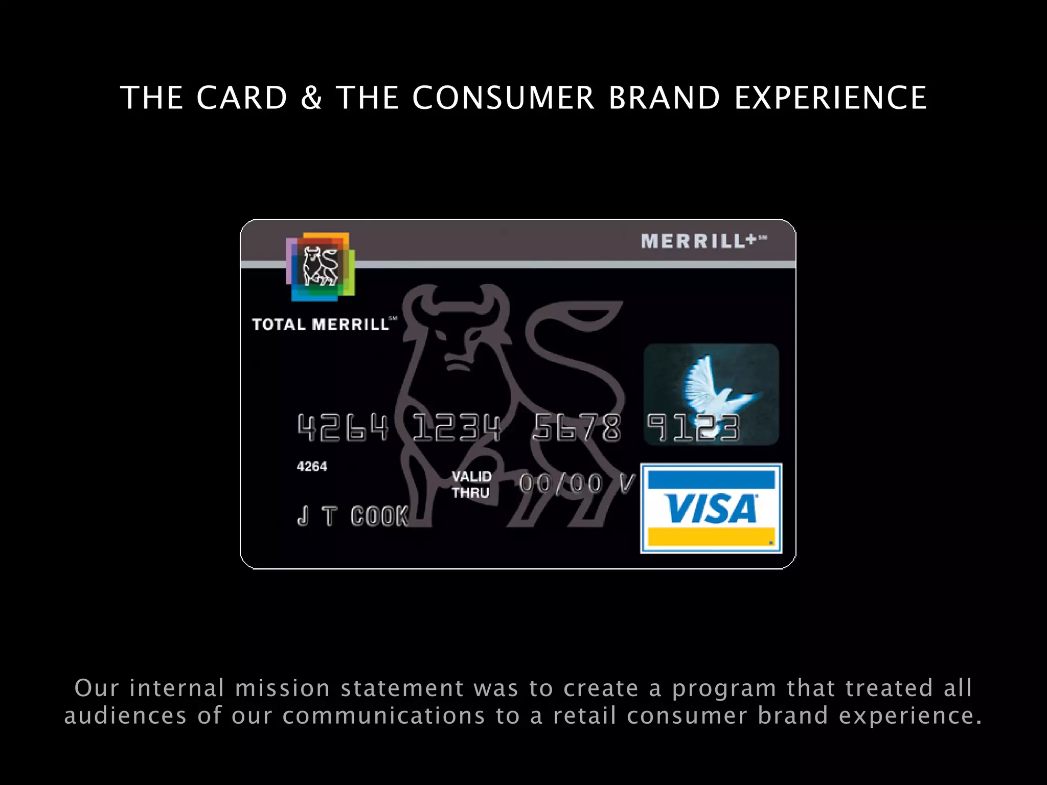 Merrill Lynch Visa + Card [case study] | ZIP
