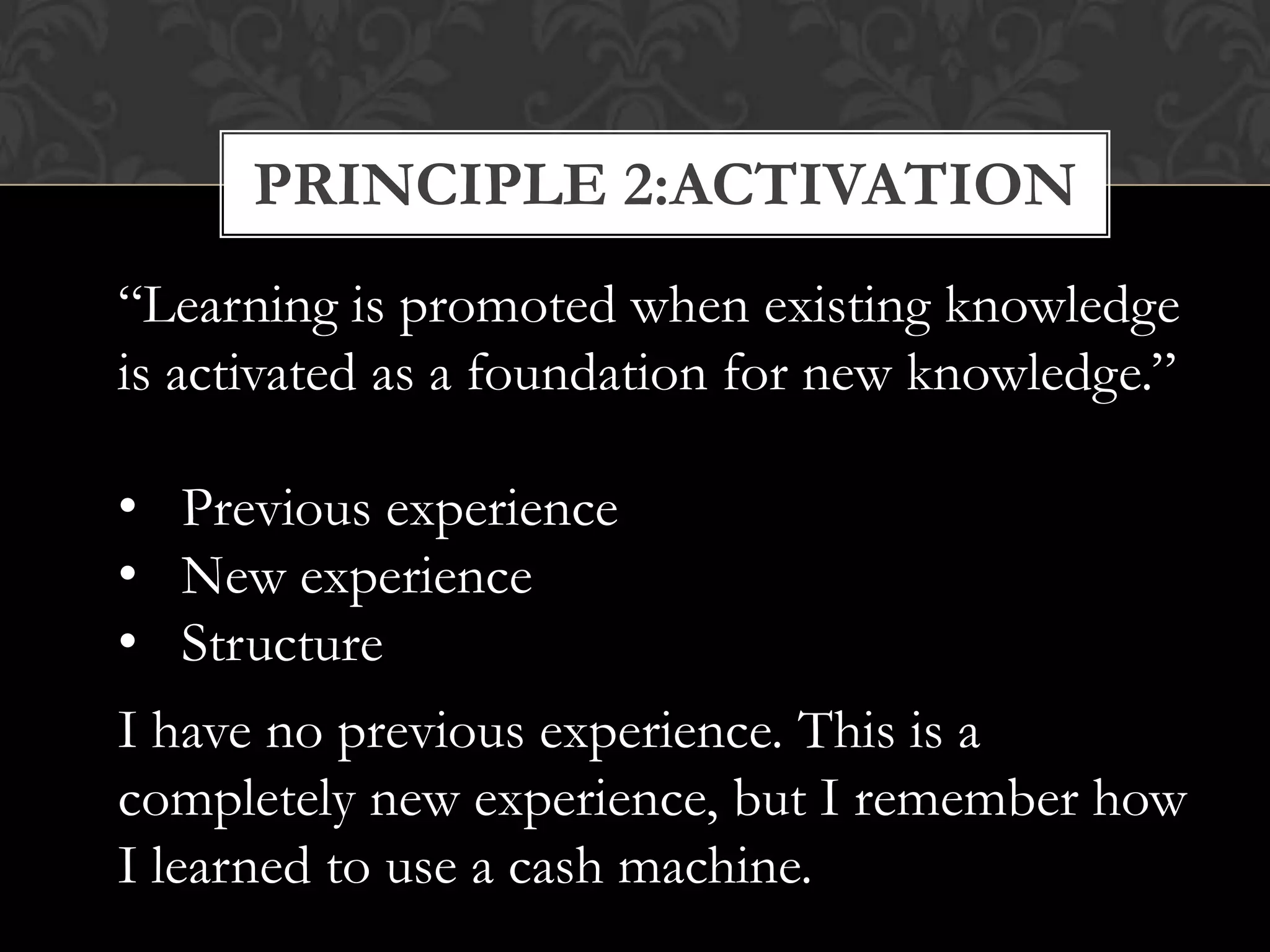 Merrill’s first principles of instruction | PPTX